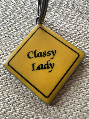 Vintage Keychain Classy Lady | eBay