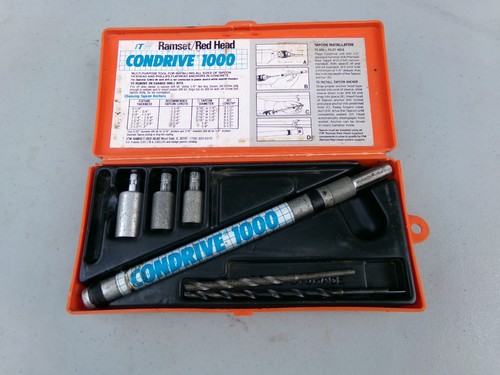 ITW Ramset Tapcon Concrete Anchoring System Condrive 1000 | eBay