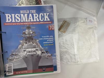 Hachette Partworks- Build the Battleship Bismarck Part 70- | eBay Australia