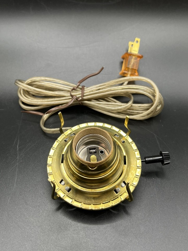 NWT Electric Converter Burner Fits Old Kerosene Oil Lamps w/ #2 Threads ...