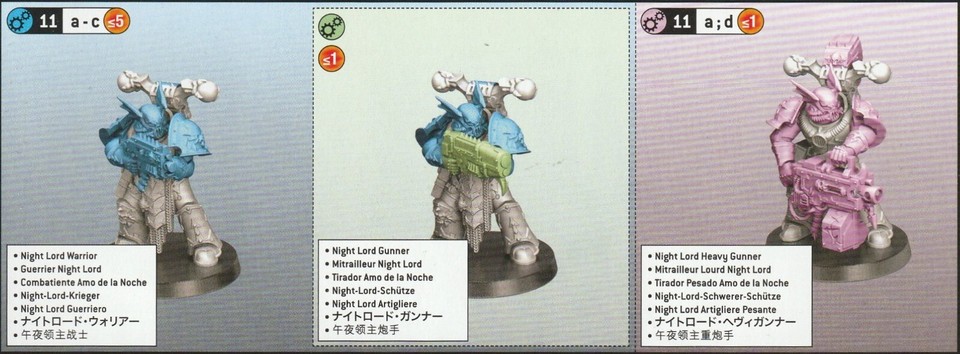 Night Lord Heavy Gunner Heavy Bolter Kill Team Nemesis Claw 40k - NoS ...