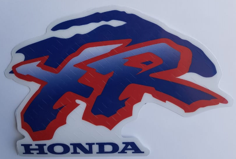 Tank Decals Graphics for Honda XR600R xr 600 93 RED BLUE glossy fast ...