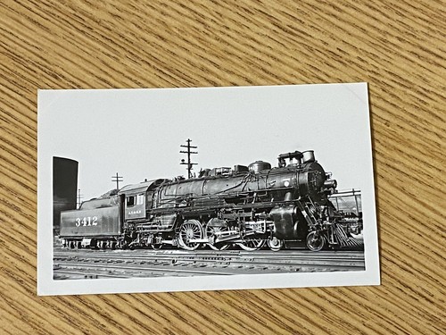 Santa Fe Railway Steam Engine Locomotive 3412 Vintage Photo ATSF | eBay