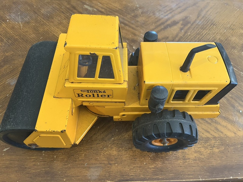 Vintage Orange Mighty Tonka Roller, 1970’s Metal | eBay