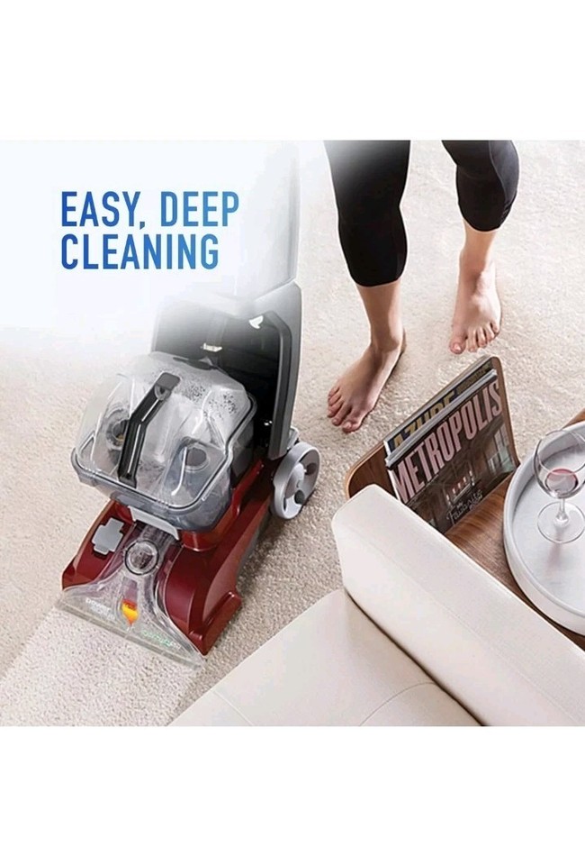 Hoover Power Scrub Deluxe Carpet Cleaner Machine, Upright Shampooer ...