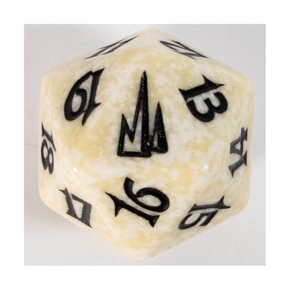 WOTC MTG Spindown d20 Life Counters Coldsnap - White w/Black NM | eBay