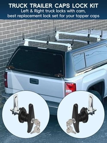 Truck Cap Camper Shell T-Handle Lock Latch Replacement Parts, Truck ...