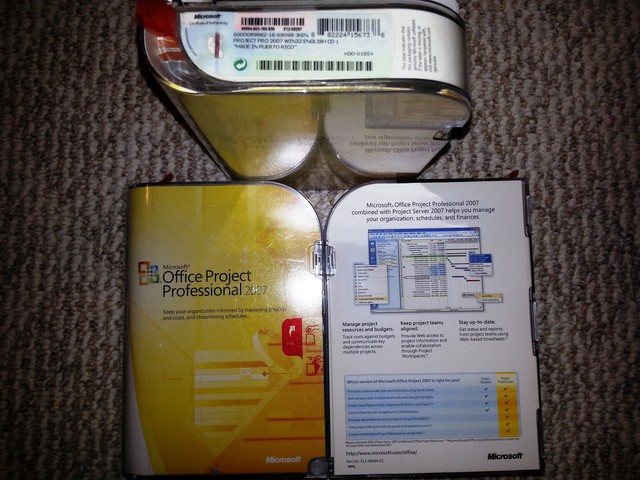 Microsoft Office Project Professional 2007 (Retail) (1 Client/s) - Full ...