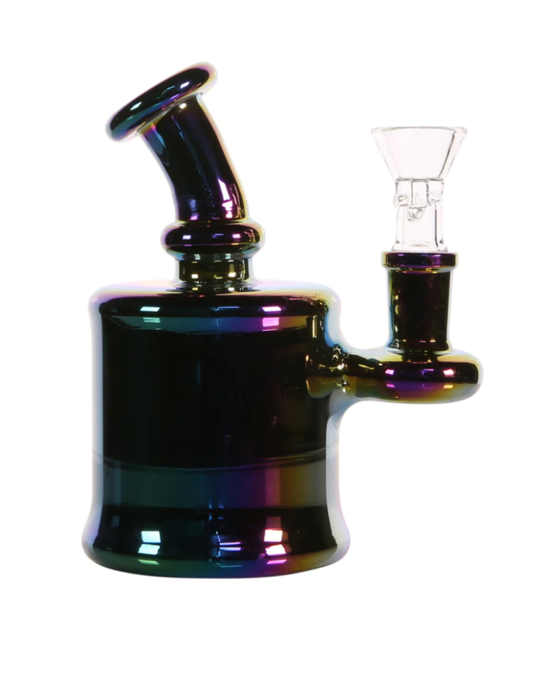5.5'' Holographic Hookah Glass Water Pipe Bong Smoking Tobacco Pipe ...