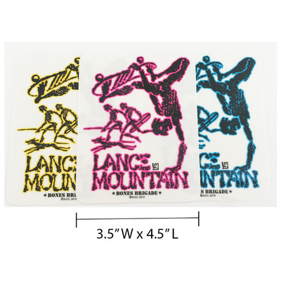Lance Mountain Powell Peralta Bones 4.5" Sticker Skateboard Decal 3 ...