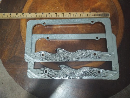 Flying Eagle License Plate Frames Custom Truck Hot Rat Street Rod Front ...