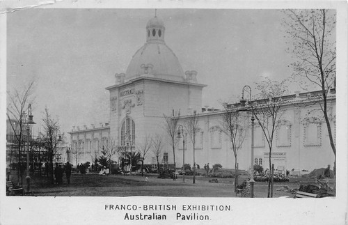 POSTCARD - LONDON - FRANCO BRITISH EXHIBITION -AUSTRALIAN PAVILION ...