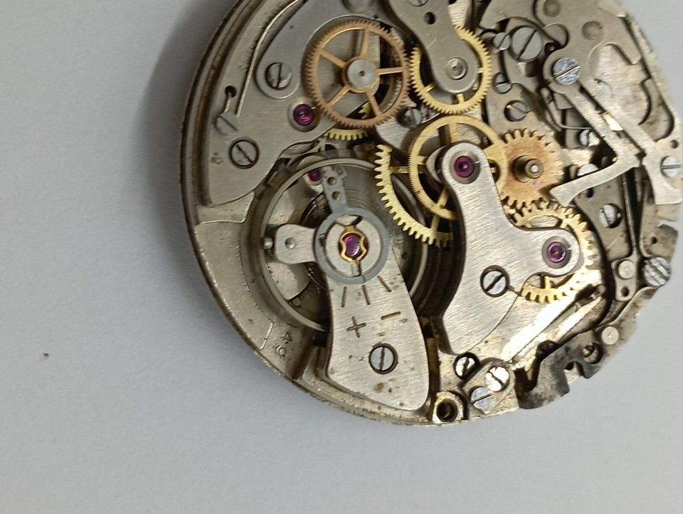 VINTAGE Rare Chronograph Mechanical Watch Movement Cal. Landeron 49 ...