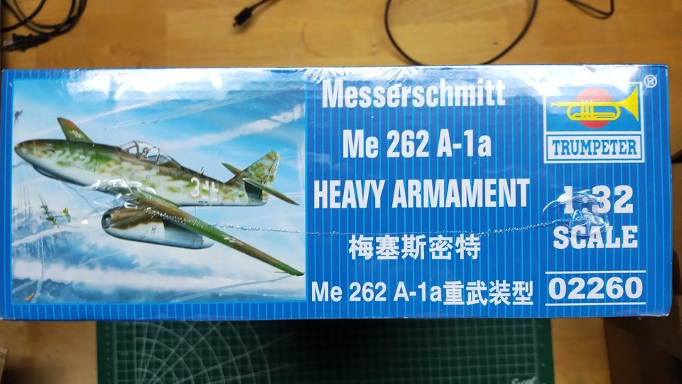 Trumpeter ME-262 A-1a "Heavy Armament" 1/32 Scale Aircraft Model Kit ...