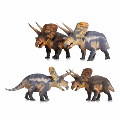 Collectible Figure Torosaurus Toy Ceratopsidae Dinosaur Scene ...