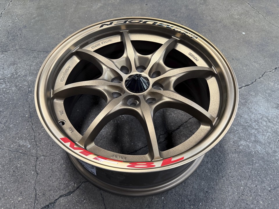 New 16 inch 4x100, 4 pcs Mugen MF8 Design BRONZE Rim PCD Honda Fit Jazz ...