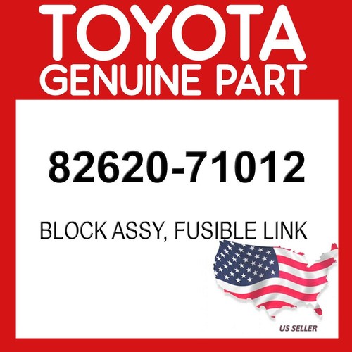 TOYOTA GENUINE 82620-71012 BLOCK ASSY, FUSIBLE LINK OEM | eBay