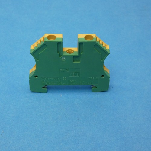 Weidmuller WPE6 PE Grounding Terminal Block 1 Circuit #20-#8 AWG | eBay