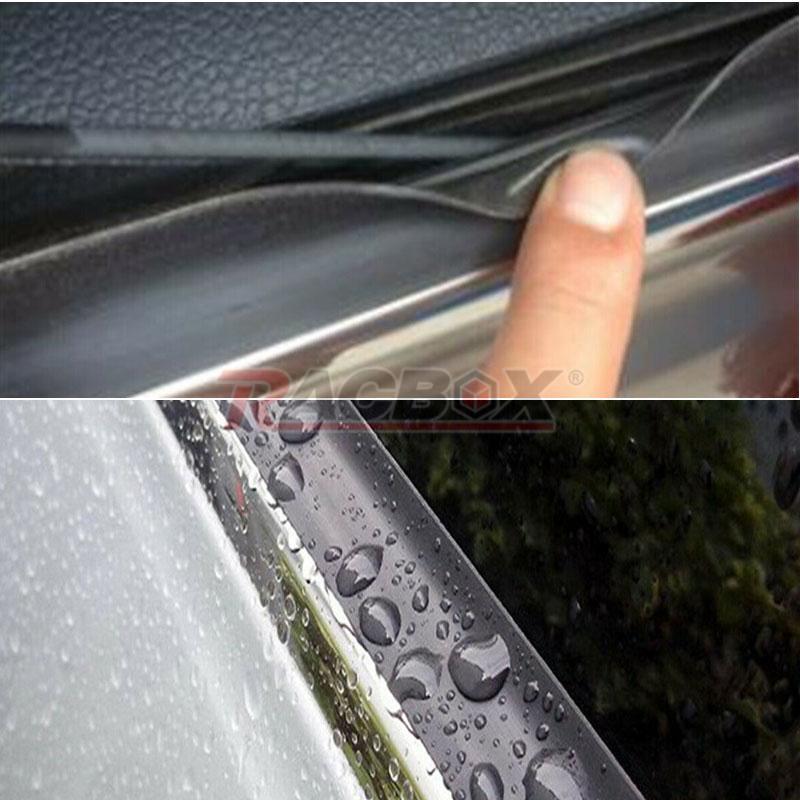 4M Car Door Window Protector Guard Weather Rubber Seal Strip Molding ...
