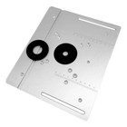 2 In 1 Aluminum Router Table Insert Plate for Wood Router Trimming ...