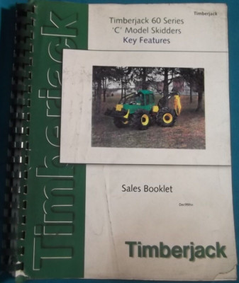 TIMBERJACK 360C 460C SKIDDER KEY FEATURES SALES BOOKLET MANUAL BOOK | eBay