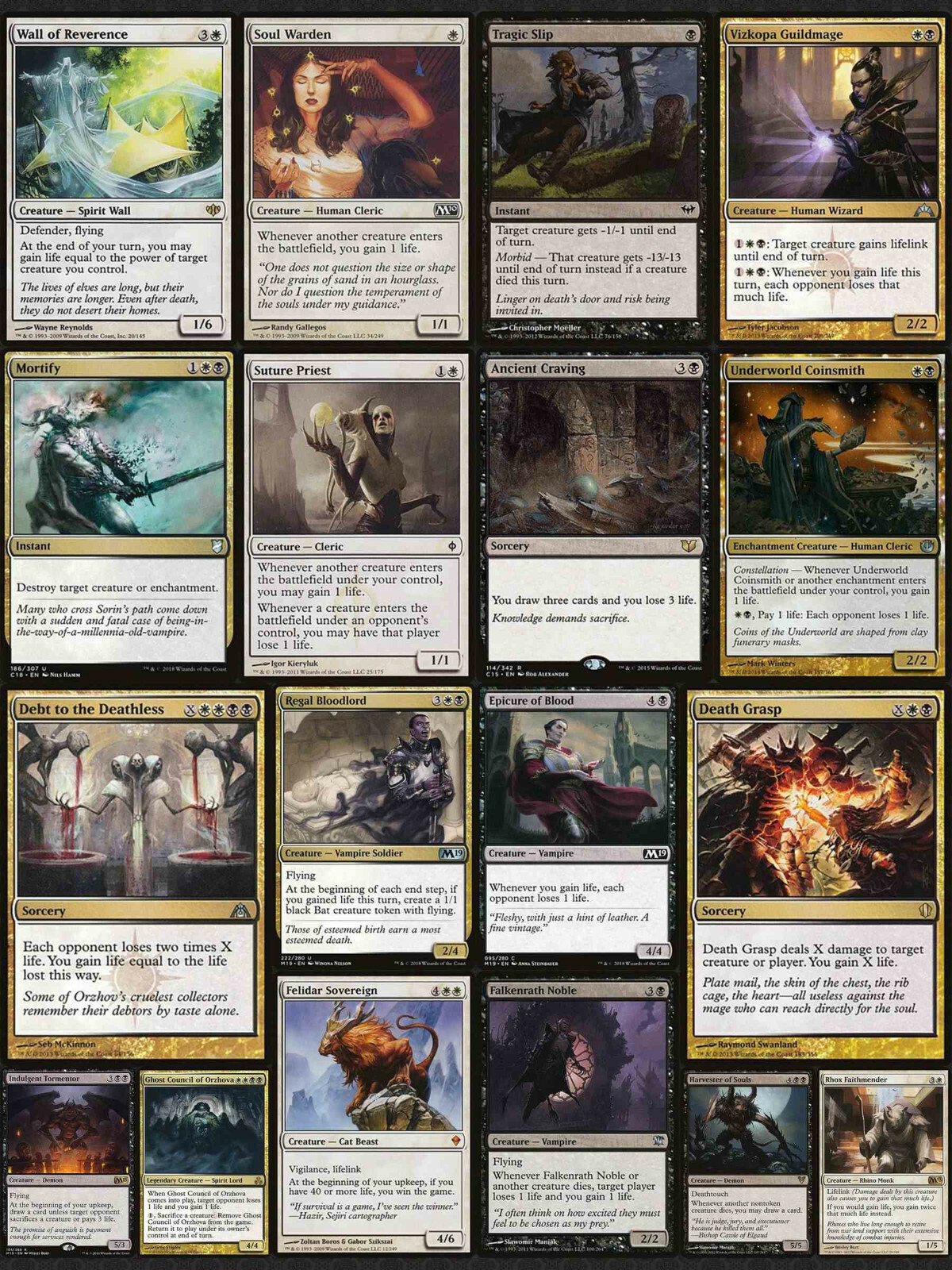 Obzedat Orzhov Extort Commander Deck MTG Magic EDH *Life Gain /Life ...