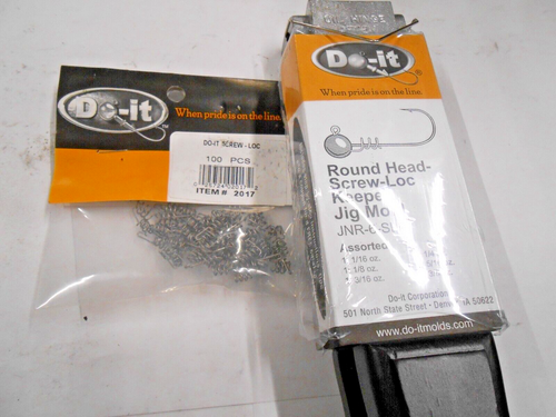 3471 DO-IT Screw-Loc Keeper Jig Mold 1/16-3/8 oz 100 Screw-Loc included ...