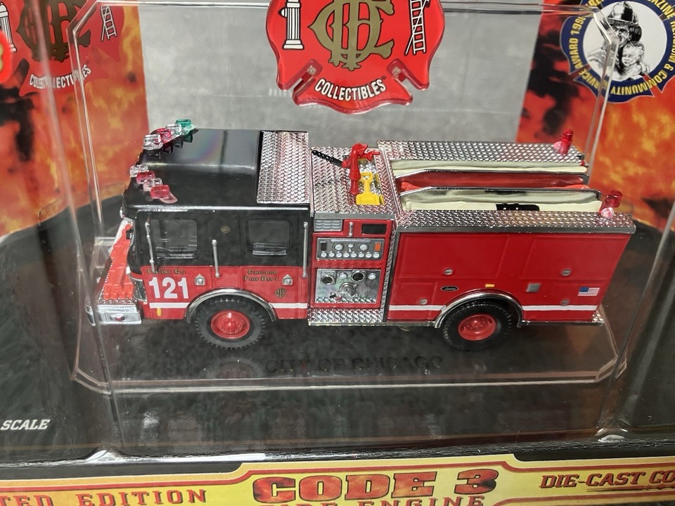 Code 3 Collectibles City of Chicago Fire Department Die Cast Fire ...