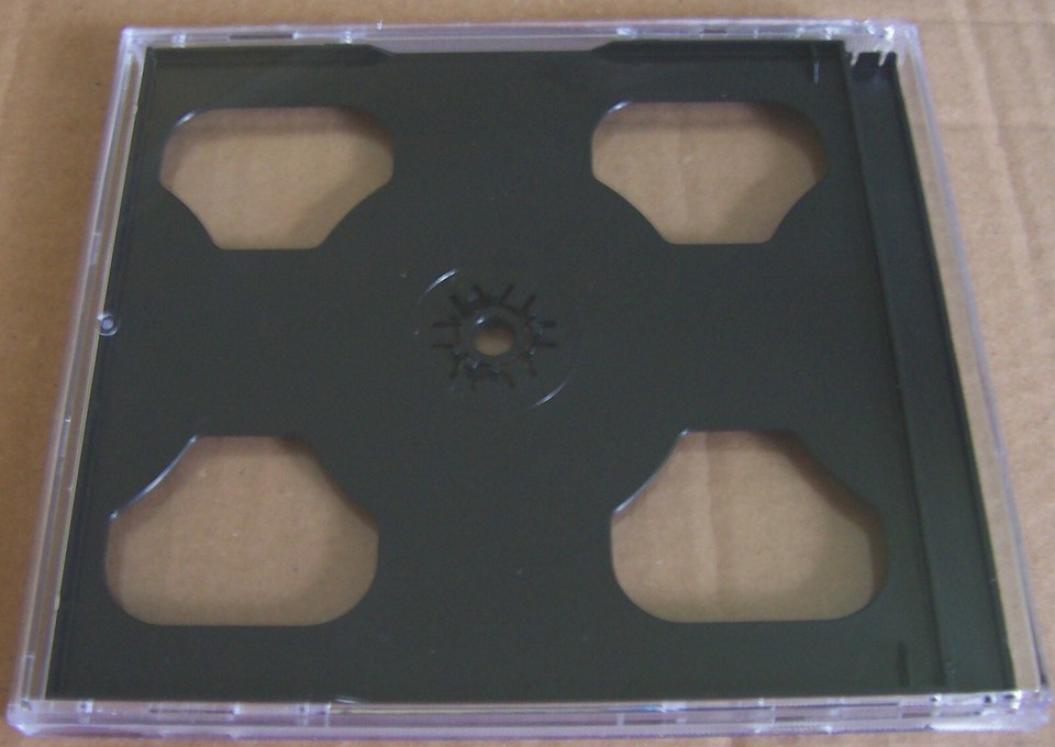 2 x Double CD Jewel Case With Black Tray *HIGH QUALITY NEW* | eBay UK