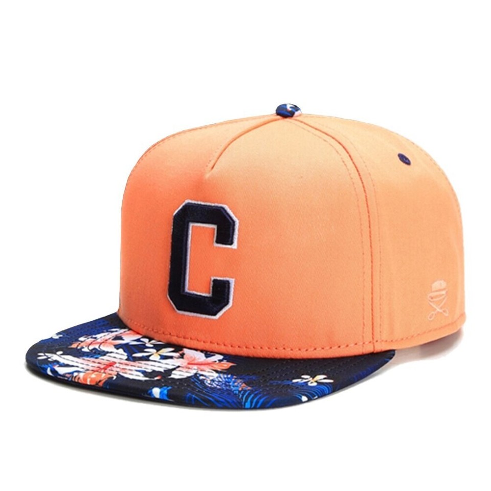 C Letter Embroidery Adjustable SnapBack USA Flag Baseball Cap Cali Rap ...