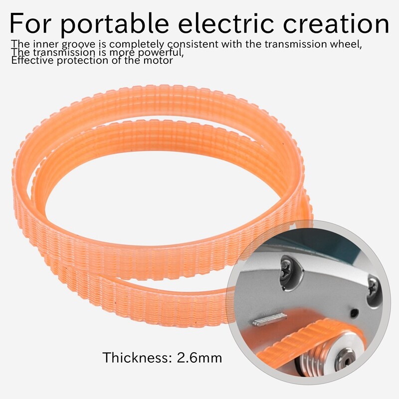 2 Pcs 9.6mm Width Electric Planer Drive Driving Belt for 1900B L3P8 | eBay