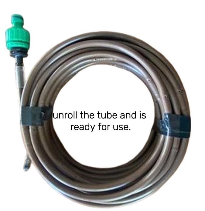 8mm in line drip irrigation system kit, 50 dripper build in /30 cm ...