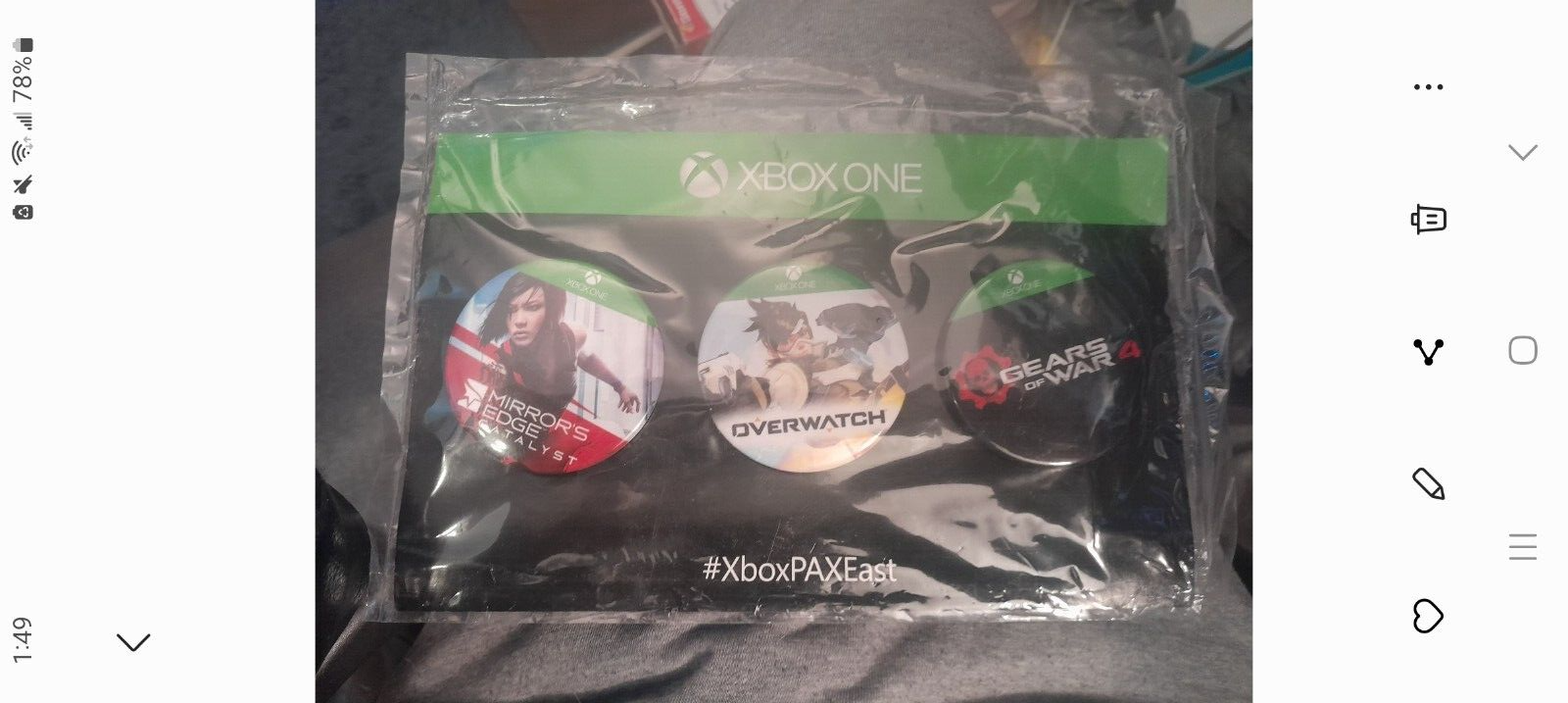 PAX East 2016 Xbox One Promo Pins- Mirror's Edge, Overwatch, Gears of ...