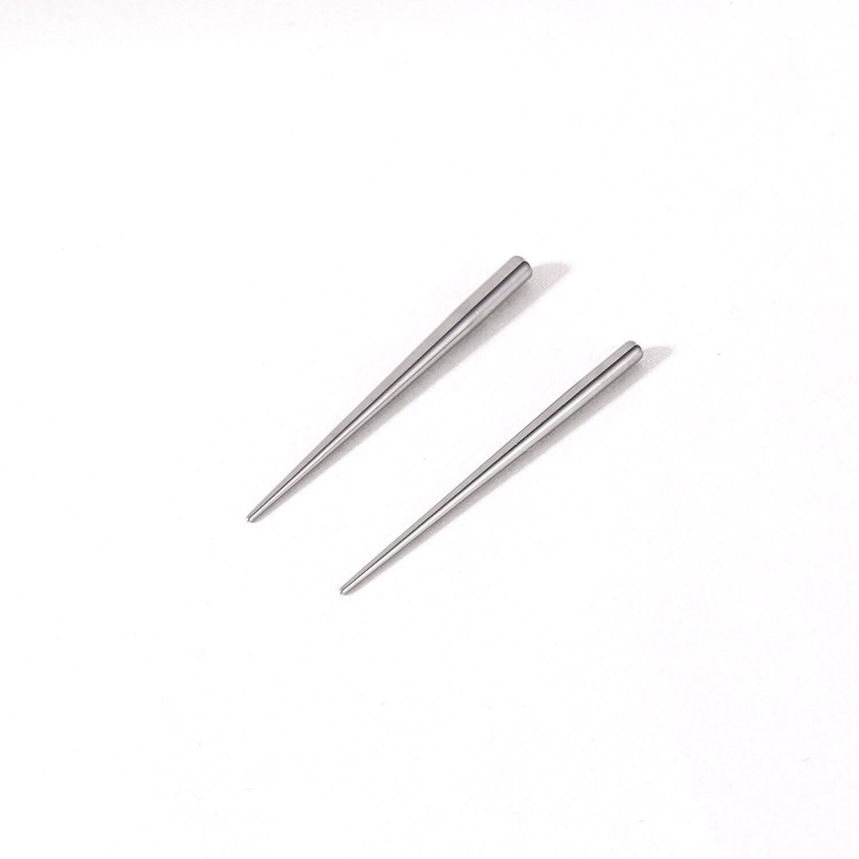 14-18G Titanium Steel Threaded/Threadless Nose Piercing Needle Ear ...