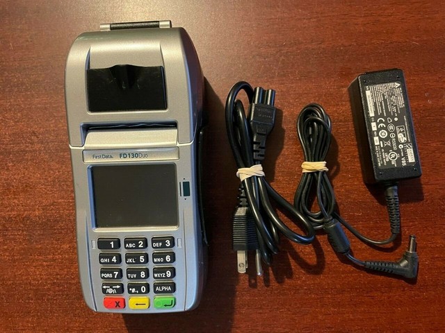 First Data Fd130 Duo Card Reader Machine a Stock for sale online | eBay