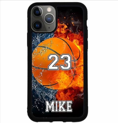 PERSONALIZED NAME NUMBER WATER BASKETBALL CASE COVER FOR IPHONE 11 XR ...