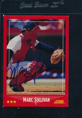1988 Score #271 Marc Sullivan Red Sox Signed Auto *30565 | eBay