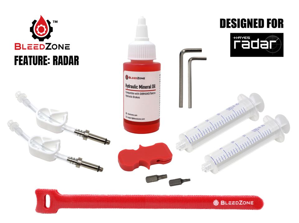 Bleed Kit for Hayes Hydraulic Brakes with DOT 5.1 Fluid for Stroker ...