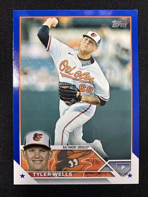 2023 Topps Baseball Series 1 Royal Blue Tyler Wells #151 Baltimore ...