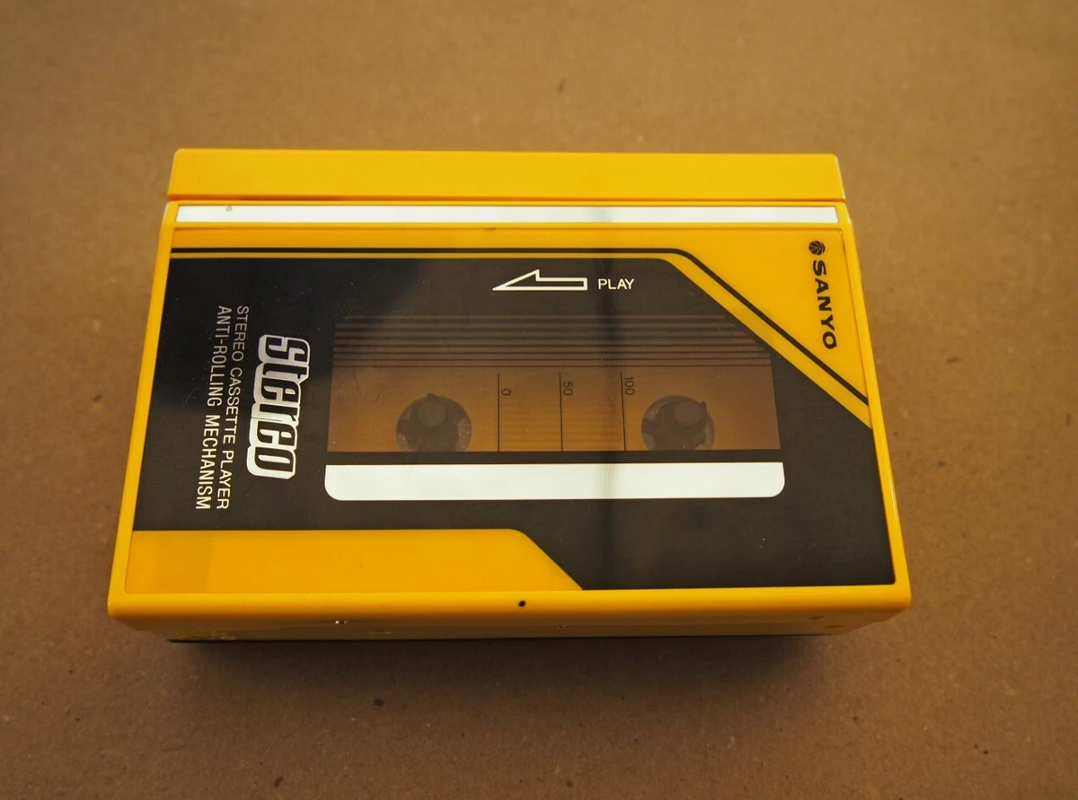 Yellow Walkman Cassette Player