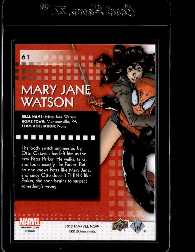 2013 Upper Deck Marvel Now! #61 Mary Jane Watson | eBay