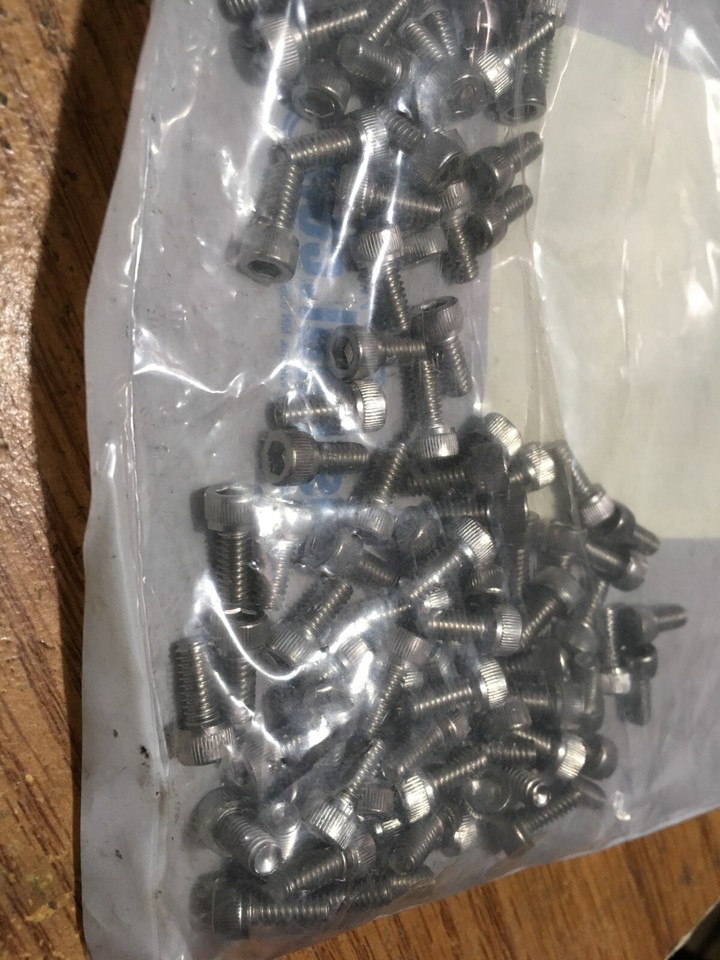 (93) #8-32 x 3/8" ASTM F837 Hex Drive Grade 18-8 Stainless Steel Socket ...