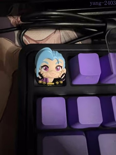 League of Legends lol Jinx The Loose Cannon Keycap Game Peripheral Gift ...