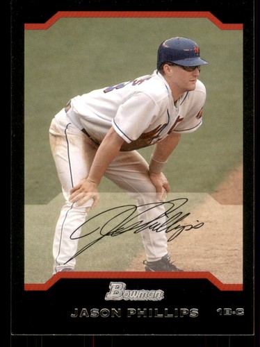 2004 Bowman Jason Phillips #93 New York Mets | eBay