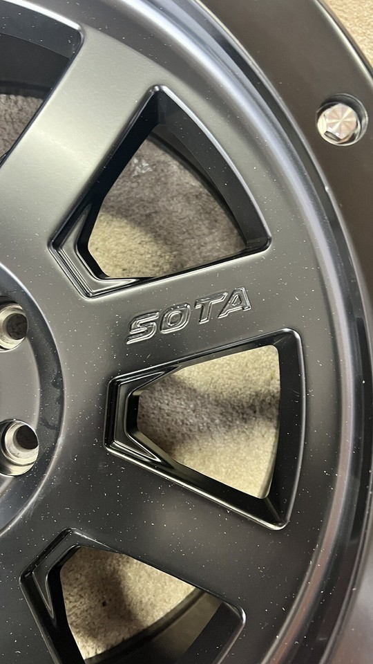 SOTA Offroad Pro Series S.S.D. Stealth Black Custom Truck Wheels Rims ...