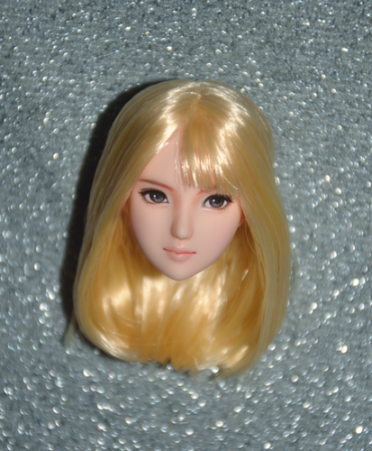 Obitsu 1:6 Female Head Sculpt Short Blonde Girl For 12" Ph UD JO LD ...