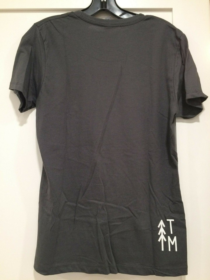 New WOMEN'S Oregon Portland T-SHIRT TM Tree Gray Grey 100% Cotton LARGE ...