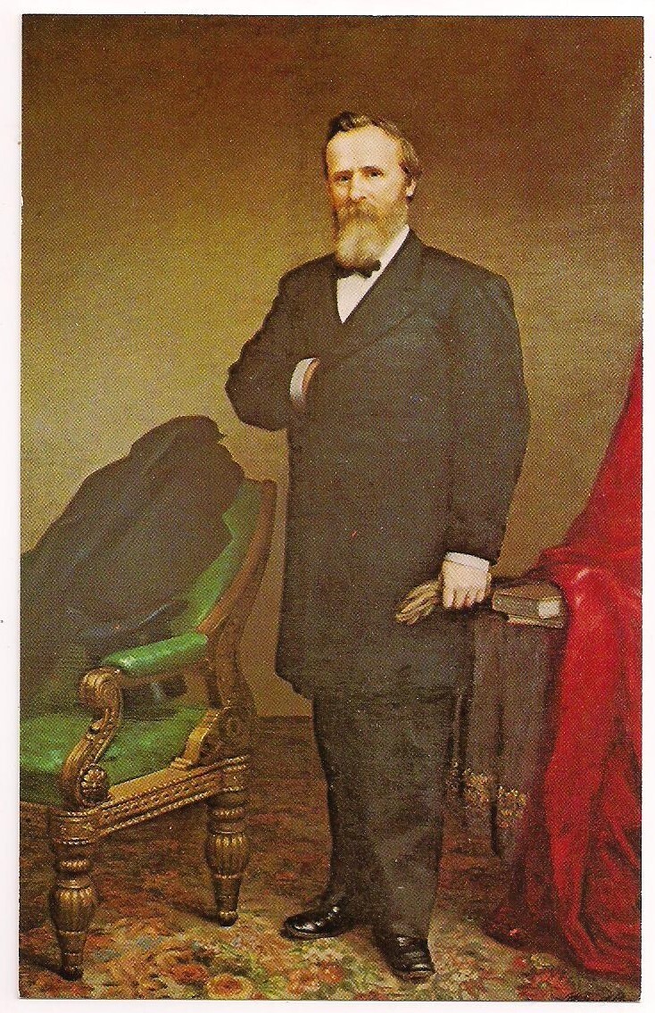 FREMONT OH Postcard RUTHERFORD B. HAYES 19th U.S. President OHIO ...