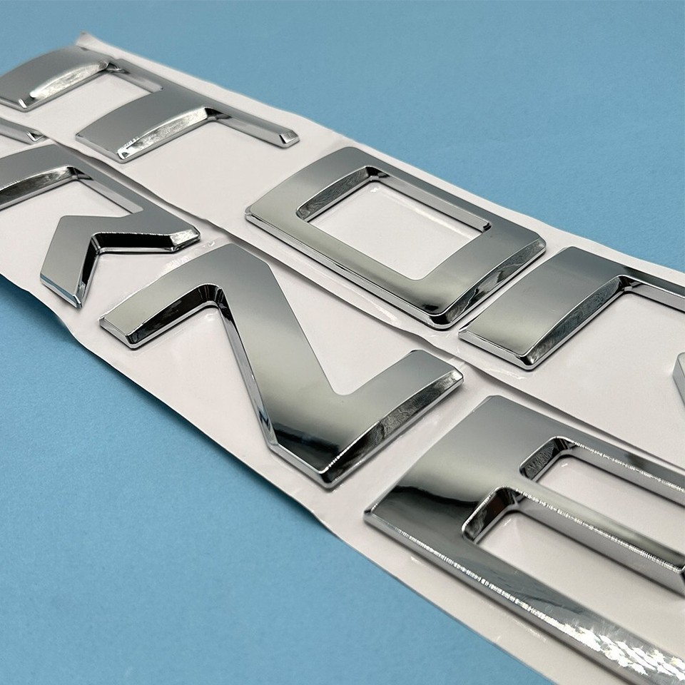 2022-2024 Nissan Frontier CHROEM 3D Raised Tailgate Letters Badge | US ...