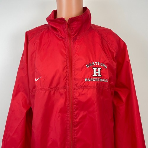 Nike Hartford Hawks Basketball Windbreaker Jacket Vtg 90s NCAA College ...
